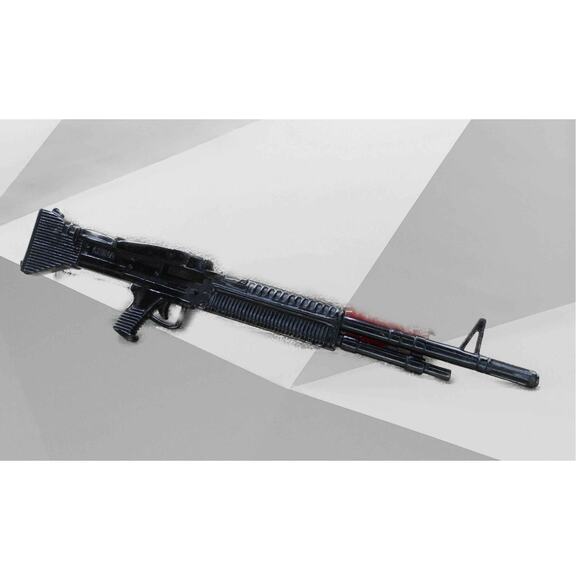 Unbranded | Toys | Accessory Gun For 2 Figure Gi Joe M6 Saw Machine Gun ...